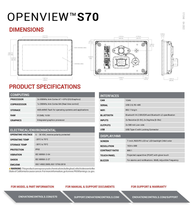 OpenView S70 – Shop Enovation